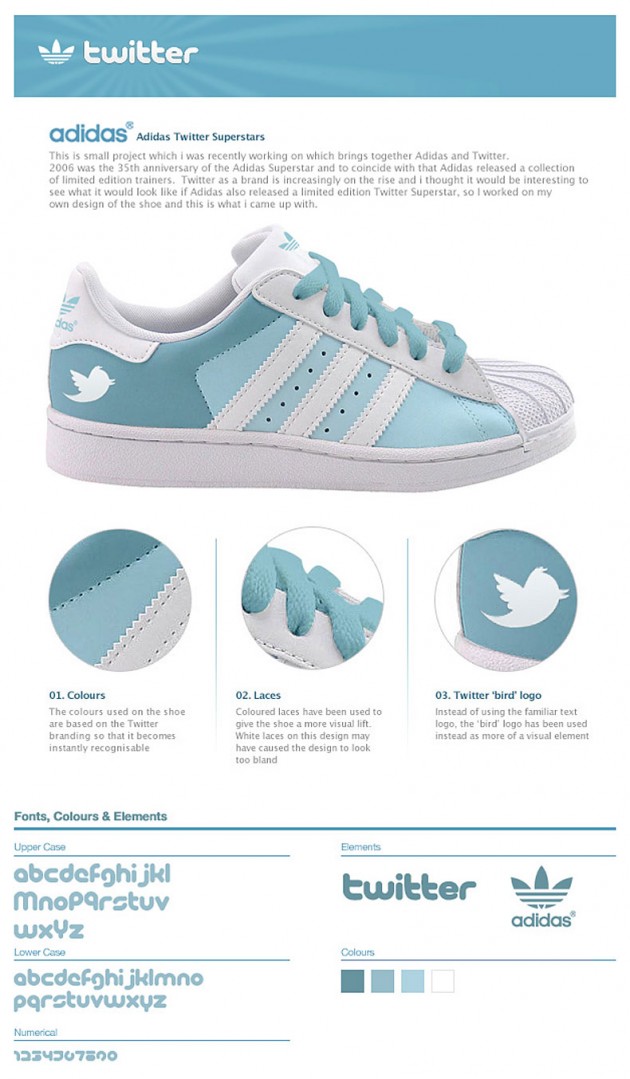 Adidas Twitter Superstars | Ouabe.fr